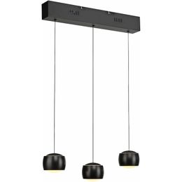JUST LIGHT Pendelleuchte »BALLINI« LED-Board 1 Stk. Warmweiß LED, Comfort Lift, dimmbar, Switchmo schwarz
