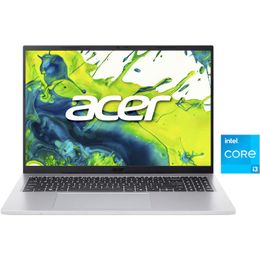 Acer Notebook »AG16-71P-32PC« 40, 64 cm / 16 ′′ Intel Core i3 UHD Graphics 512 GB SSD Pure Silver Windows 11 Home (64 Bit)