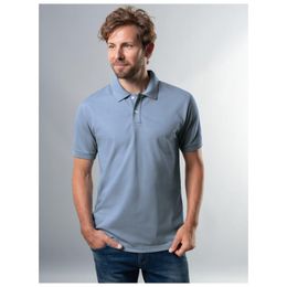 TRIGEMA Poloshirt »Poloshirt DELUXE Piqué« 1 Stk. tlg. pearl-blue XXL XXL DELUXE-Piqué-Qualität
