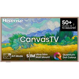 HISENSE QLED-Fernseher »55S7NQ« 139 cm/55 Smart-TV 4K UHD QLED schwarz Bewegungssensor-Sobald Sie den Fernseher für die Darstellung von Kunstwerken...