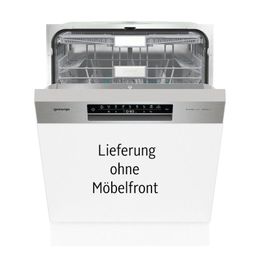 Gorenje teilintegrierbarer Geschirrspüler »GI 673A61X« 9, 6 l 16 Maßgedecke Energieeffizienzklasse A silberfarben FlexUse