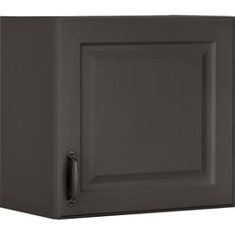 Wiho-K&uuml;chen WIHO K&Uuml;CHEN H&auml;ngeschrank &raquo;Erla&laquo; 60 cm breit mit Kassettenfront Front: Kassette Anthrazit, Korpus: Anthrazit