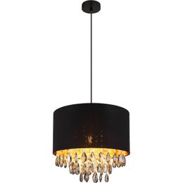 Globo LIGHTING H&auml;ngeleuchte &raquo;COLETTA&laquo; E27 1 Stk. H&auml;ngelampe/Pendelleuchte/Esszimmer/Wohnzimmer/Esstisch schwarz