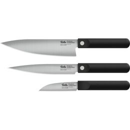 Fissler Messer-Set »ProcCut Collection« Made in Germany, handgeschliffen, 12C27M Spezialmesserstahl silberfarben, schwarz