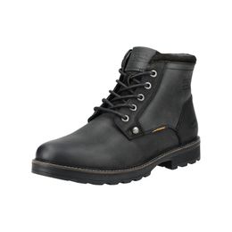 Camel Active Schnürstiefelette »Stiefelette Leder« Schwarz 47 47 Verschluss: Schnürung