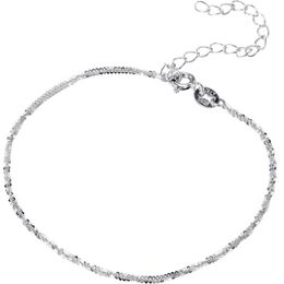 Firetti Silberkette »Schmuck Geschenk Silber Armband Kette Fußkette Bauchkette Criss-Cross« in verschiedenen Längen erhältlich silberfarben 21...