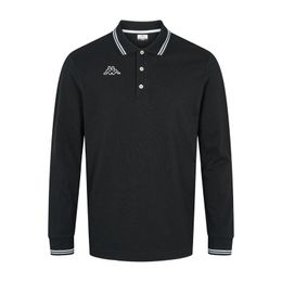 Kappa Langarmhemd »Long Sleeve Polo Logo Maltax 5« Black S - Normalgrößen Normalgrößen S Sportlich-elegantes Design für jede Gelegenheit