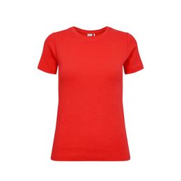 N&uuml;mph N&Uuml;MPH Kurzarmhemd &raquo;T-Shirt NURILEY&laquo; Fiery Red L - Normalgr&ouml;&szlig;en Normalgr&ouml;&szlig;en L Bequeme und stilvolle T-Shirts f&uuml;r jeden Tag