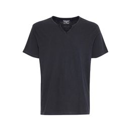Blend T-Shirt »BHAshton split neck tee« mit Deko-Knopfdetail am Ausschnitt Black M M Kurzarm-Design, perfekt für Sommer oder als Layering-Basis in...