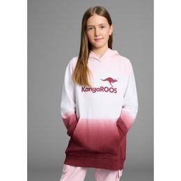 Kangaroos Kinder Kangaroos Kapuzensweatshirt &raquo;, Longsweatshirt mit Farbverlauf&laquo;, Langarm mit B&uuml;ndchen, taillierter Schnitt, mit Logodruck 164/170