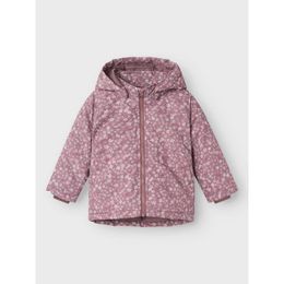 name it Outdoorjacke »NBFMAXI JACKET AOP« mit Kapuze Grape Shake 80 80 Jacke von name it für Mädchen