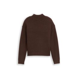 Tom Tailor Strickpullover mit Rippbündchen soft chocolate brown 164 164 Pullover von Tom Tailor Kids