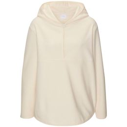 Vivance Hoodie mit Reißverschluss creme 36/38 36/38 Fleece Hoodie mit Halfzip