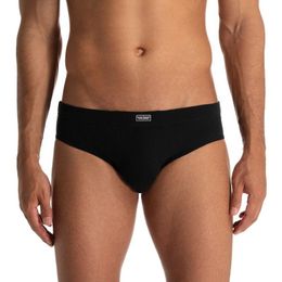 Bruno Banani Slip »FINE RIB« Feinripp, Komfortbündchen schwarz L L Herrensportslip von Bruno Banani