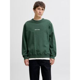 Jack & Jones Jack & Jones Jungen Sweatshirt &raquo;JORNORREBRO EMB SWEAT CREW NOOS&laquo;, mit Logo Print gr&uuml;n M