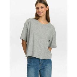 N&uuml;mph N&Uuml;MPH Kurzarmhemd &raquo;T-Shirt NUHUBY&laquo; Medium Grey mel M - Normalgr&ouml;&szlig;en Normalgr&ouml;&szlig;en M Bequeme und stilvolle T-Shirts f&uuml;r jeden Tag
