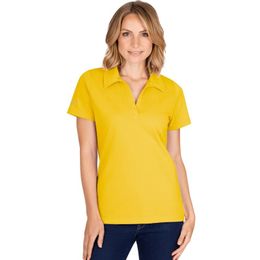 TRIGEMA Poloshirt »Poloshirt ohne Knopfleiste« 1 Stk. tlg. sonne S S Piqué Qualität