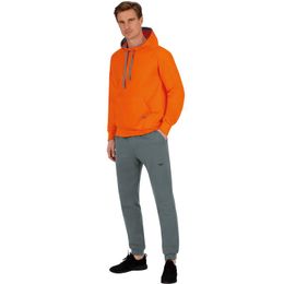TRIGEMA Jogginganzug »Jogginganzug aus Biobaumwolle« 1 Stk. tlg. mandarine-C2C M M BIO Sweat-Qualität
