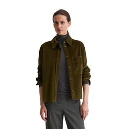Marc O'Polo MARC O'POLO Langarmbluse Cord-Qualität, Regular-Fit mossy olive 36 36 Bluse von Marc O'Polo
