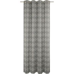 Adam Vorhang &raquo;Romantic Puligny Light&laquo; &Ouml;sen 1 Stk. tlg. aus 100% Bio-Baumwolle dunkelgrau Obermaterial: 100% Baumwolle 145 cm