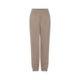 Girlfriend Collective Chinohose »trousers Summit« Silver Mink XXL - Normalgrößen Normalgrößen XXL Elastischer Bund für perfekten Sitz