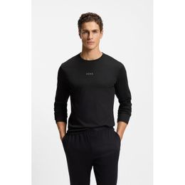 BOSS Pyjama »Xmas Long Set« Neuheit, mit dezentem Logo, normale Passform Black 001 M M Schlafanzug von BOSS Underwear