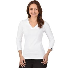 TRIGEMA T-Shirt »Shirt 3/4 lange Ärmel« 1 Stk. tlg. weiss S S Elastischer Feinripp