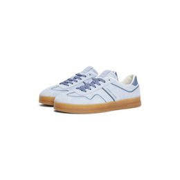 Tommy Jeans Plateausneaker »THE GREENWICH«, Schnürer, Halbschuh, Freizeitschuh mit Kontrastbesatz hellblau 39 39 Fashion Sneaker mit seitlichem...