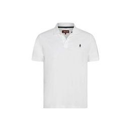 MCS Kurzarmhemd »Polo Hurst« White 3XL - Normalgrößen Normalgrößen 3XL Klassisches Poloshirt mit ikonischem Rider-Logo