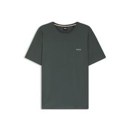 BOSS T-Shirt »Mix&Match T-Shirt R« mit Logostickerei Open Green 345 L L Shirt von BOSS Black Menswear