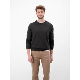 Lerros Strickpullover »Herren Basic Strickpullover« BLACK XL XL MODERN FIT (schmale Passform)