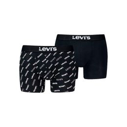 Levi's LEVI'S Boxershorts »LEVIS MEN LOGO AOP BOXER BRIEF ORG CO 2P« 2er Pack, mit stilvoller Musterung Black/white XL XL Boxershorts von Levi's