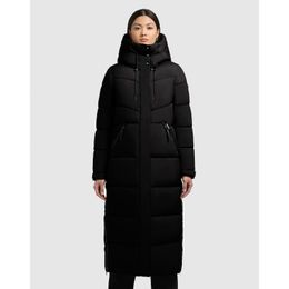Khujo Steppmantel »SHIMANTA5« BLACK XXL (44) XXL (44) Der wadenlange Khujo Mantel SHIMANTA5 hat frostigen Wintertagen so einiges entgegenzusetzen