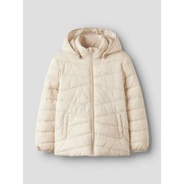 name it Winterjacke »NKFMARBLE JACKET PB« mit Kapuze Moonbeam 134 134 Jacke von name it für Mädchen