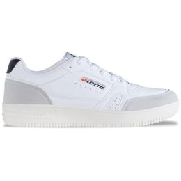 Lotto Sneaker - im 80er Jahre Tennis Look WHITE-LT.GREY 42 42 Retro Tennis Sneaker von Lotto