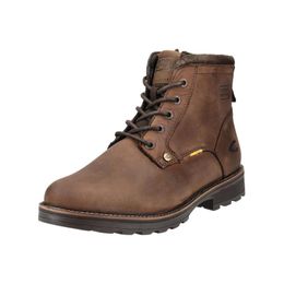 Camel Active Schnürstiefelette »Stiefelette Leder« Cafe 41 41 Verschluss: Schnürung