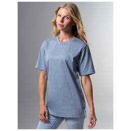 TRIGEMA T-Shirt »T-Shirt DELUXE Baumwolle« 1 Stk. tlg. pearl-blue XL XL DELUXE-Single-Jersey