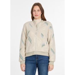 Ragwear Fleecejacke »CAIRRO PRINT« BONE XL XL Vegan, von PETA verifizierte Fleecejacke von Ragwear