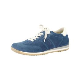 Paul Green Sneaker »Sneaker Veloursleder« Blau/Beige 37 37 Verschluss: Schnürung