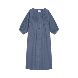 MOSHI MOSHI MIND Shirtkleid »Shirt dress may« sea blue S/M S/M Schlicht und elegant