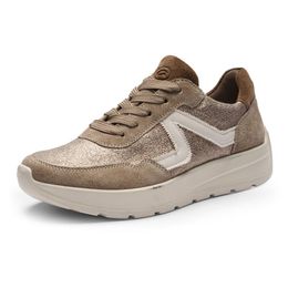 Ara Sneaker »NEW YORK« Plateausneaker in Komfortweite H (= sehr weit) beige kombiniert 9 (43) 9 (43) Schnürer mit gepolstertem Schaftrand