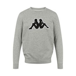 Kappa Strickpullover »Sweater Logo Airvit« md grey mel.-black 3XL 3XL Perfekt für kühlere Tage und entspannten Stil