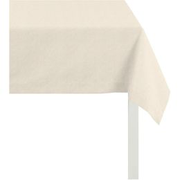 Apelt Tischdecke »ALASKA, LOFT STYLE, Rips Uni« creme Obermaterial: 70% Polyester, 30% Baumwolle B/L: 130 cm x 170 cm