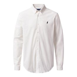 MCS Langarmhemd »Shirt Greg« White XL - Normalgrößen Normalgrößen XL Rustikaler Stil inspiriert vom Western-Look