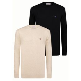 Felix Hardy Pullover Herren Größe XXL beige / braun / dunkellila / schwarz