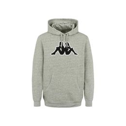 Kappa Troyer »Hoodie Logo Airiti« Grey md Melange-Black-White L L Perfekt für kühlere Tage und entspannten Stil