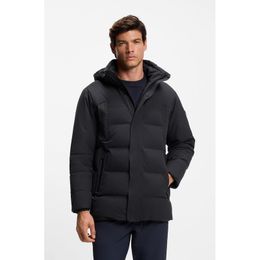 BOSS Green Daunenjacke »OW Block-X Parka« mit Kapuze Stehkragen, Regular, abnehmbare Kapuze atmungsaktiv funktional Parka Dark Blue402 XL XL...