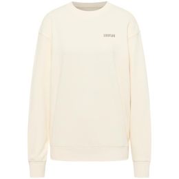 Mustang Sweatshirt »Damen Style Aberdeen« offwhite M M Lässiger Schnitt