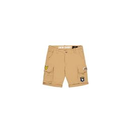 Alpha Industries Shorts »Crew Short Patch« sand 29 - Normalgrößen Normalgrößen 29 Cotton Twill Stoff