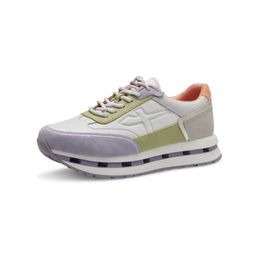 Tamaris Plateausneaker »Sneaker Leder/Textil« Lilac 36 36 Verschluss: Schnürung